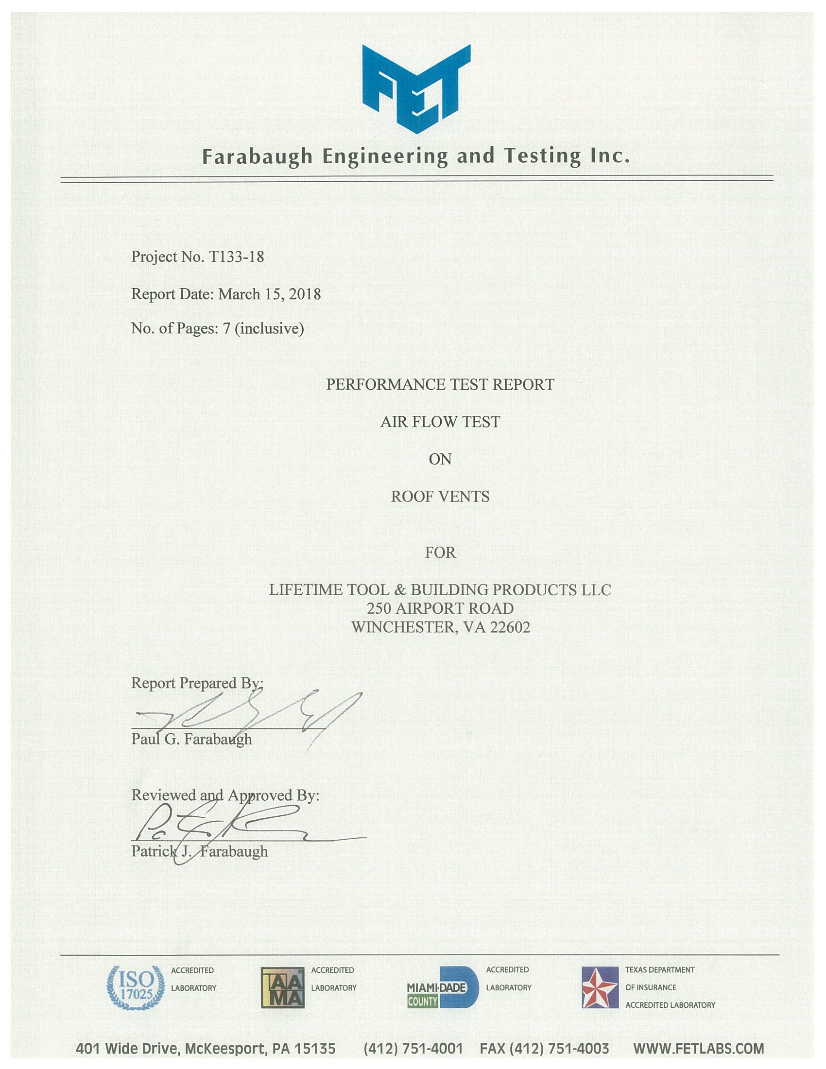 Ultimate Bath/Dryer Vent Air Flow Comparative Test